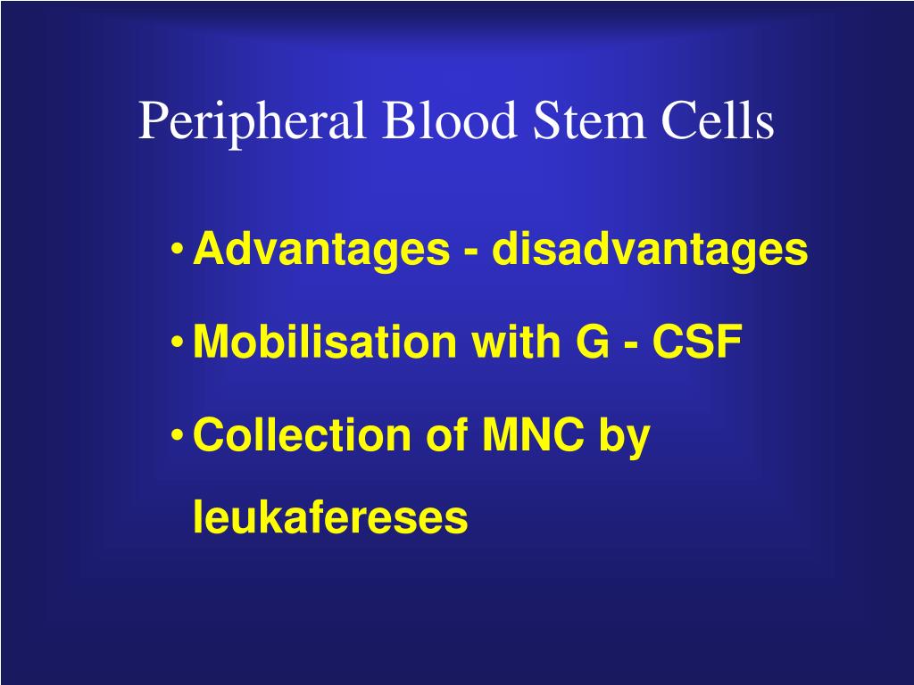 PPT - C ollection h a ematopoietic stem cells by leukapheresis - the ...