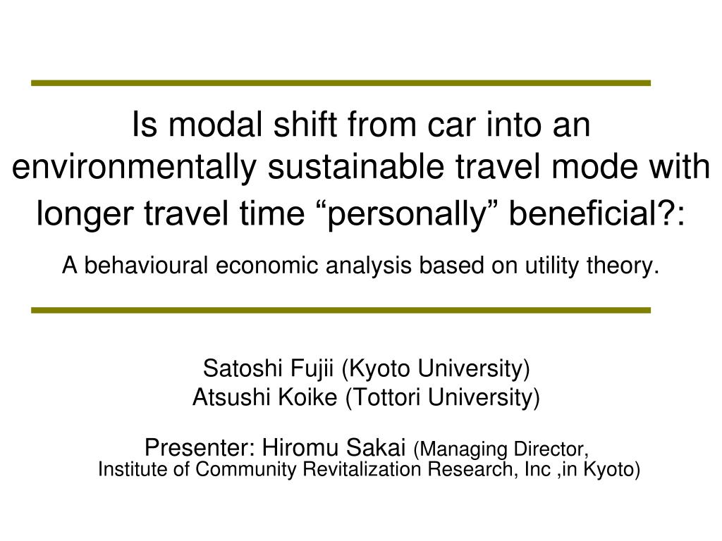 PPT - Satoshi Fujii (Kyoto University) Atsushi Koike (Tottori ...