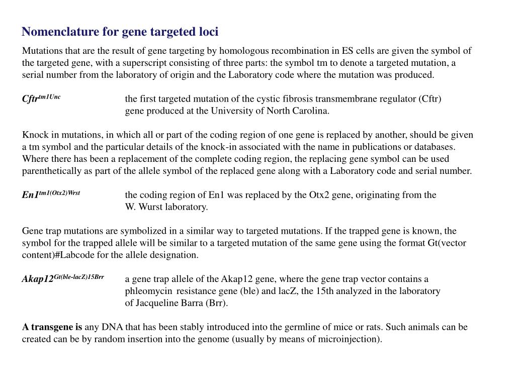 PPT - Substrain Abbreviations 129 129 strains AK AKR strains B C57BL B6 ...
