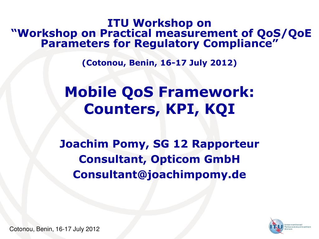 PPT - Mobile QoS Framework: Counters, KPI, KQI PowerPoint Presentation ... PPT - Mobile QoS Framework: Counters, KPI, KQI PowerPoint Presentation ...