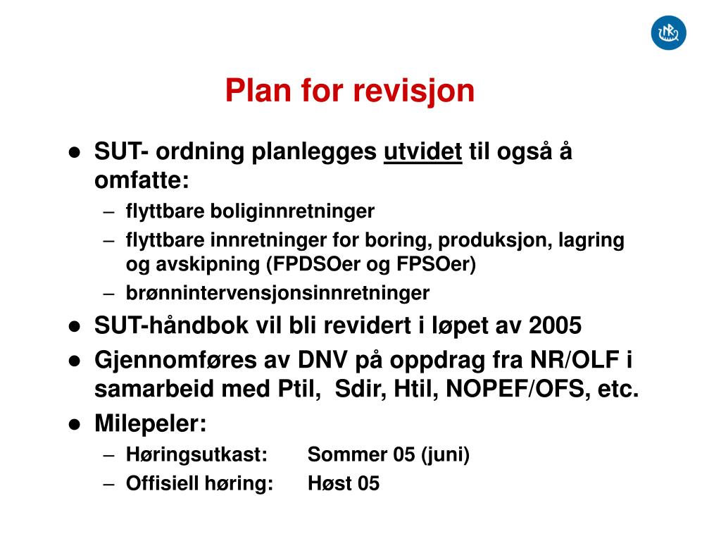 PPT - SUT-seminar 27. januar 2005 Petroleumstilsynet HÅNDBOK FOR SØKNAD ...