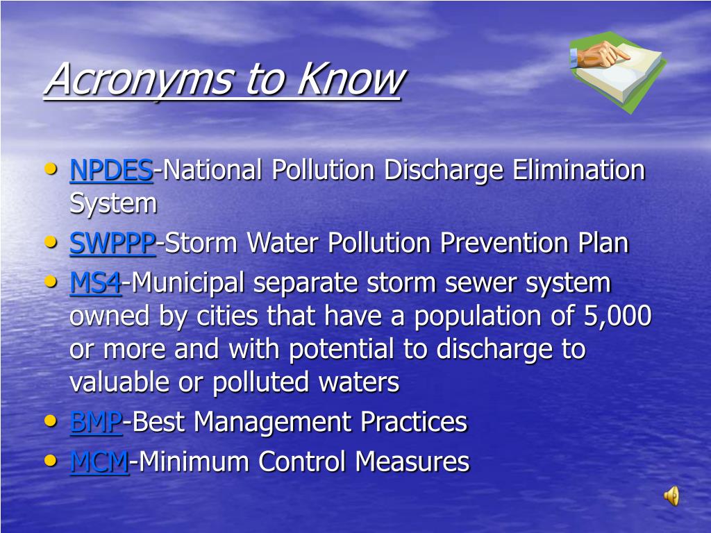 PPT - Phase II Storm Water NPDES MS4 Pollution Prevention Plan ...