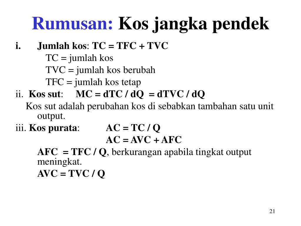 PPT - Fakulti Ekonomi dan Pengurusan Kursus: Mikroekonomi Kod: ECN 3101 ...