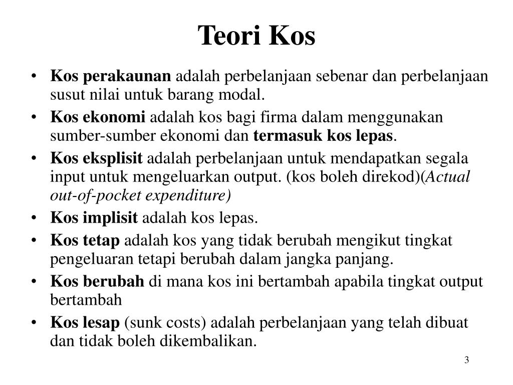 PPT - Fakulti Ekonomi dan Pengurusan Kursus: Mikroekonomi Kod: ECN 3101 ...
