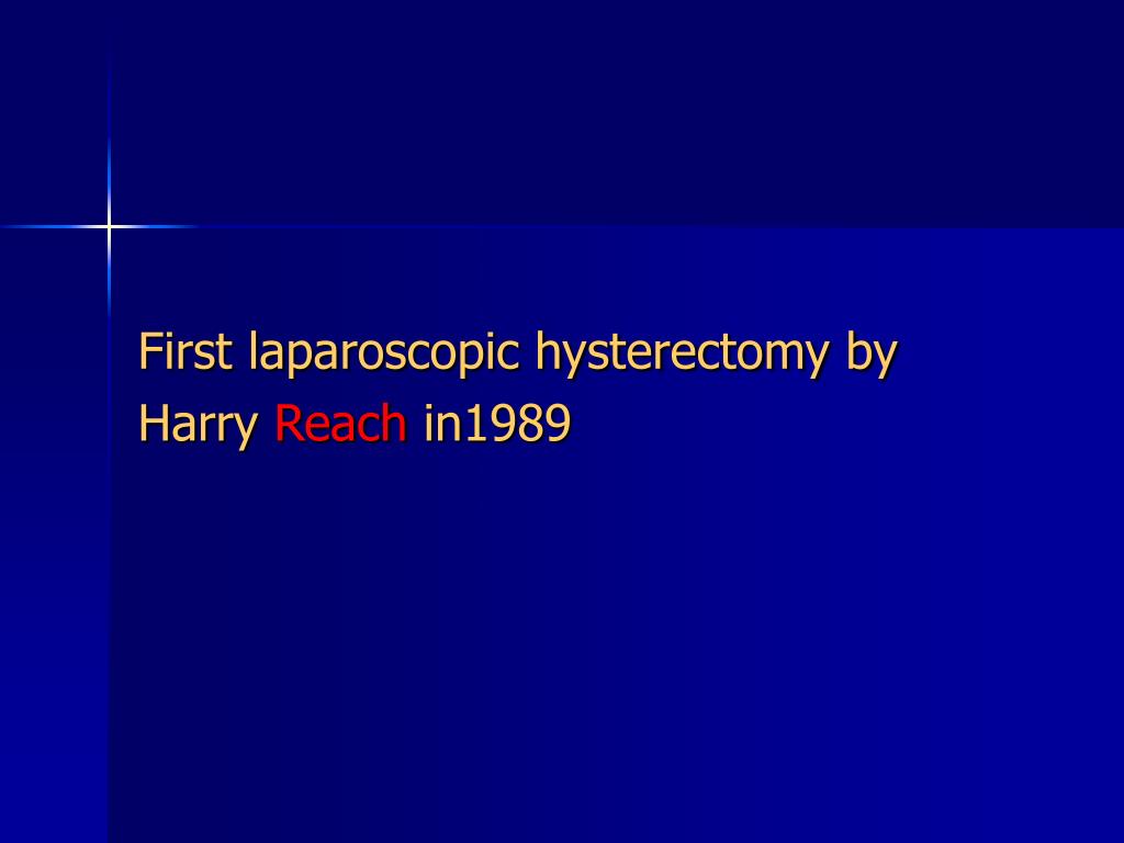 Ppt Sutureless Vaginal Hysterectomy An Update … Powerpoint