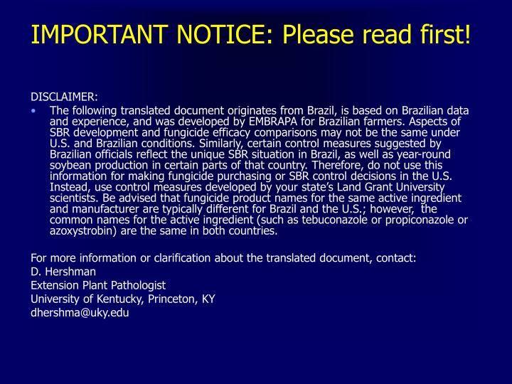 PPT - IMPORTANT NOTICE: Please read first! PowerPoint Presentation ...