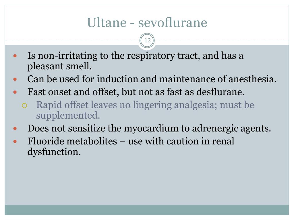 PPT - Perianesthetic Pharmacology PowerPoint Presentation, free ...