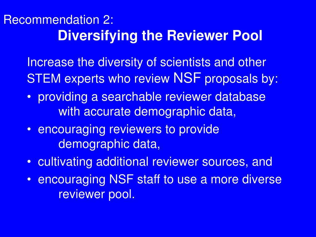 PPT - Development of an NSF Plan to Broaden Participation PowerPoint ...
