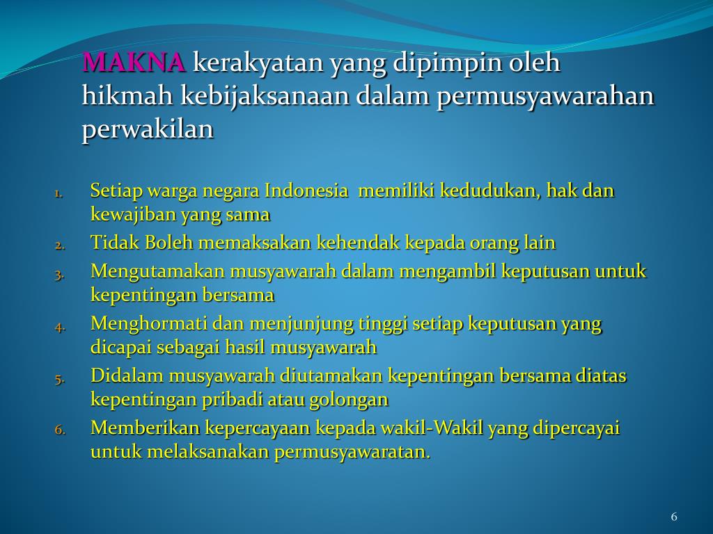 PPT - KERAKYATAN YANG DIPIMPIN OLEH HIKMAH KEBIJAKSANAAN DALAM ...