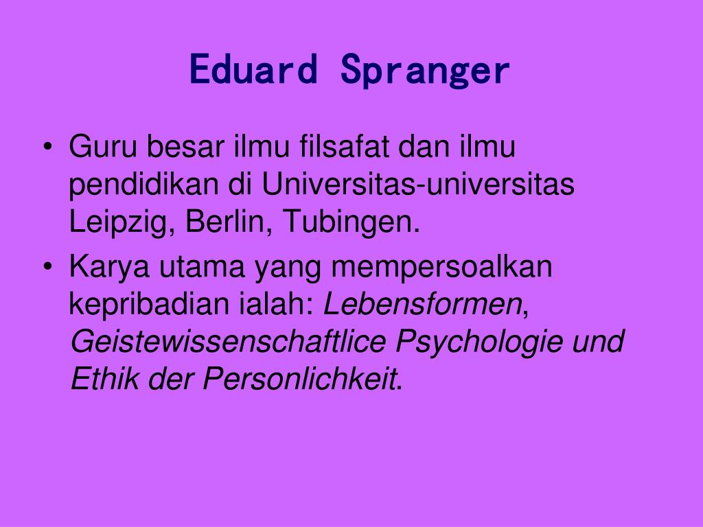 PPT - PSIKOLOGI KEPRIBADIAN 1 Weni Endahing Warni, M.Psi, Psikolog ...