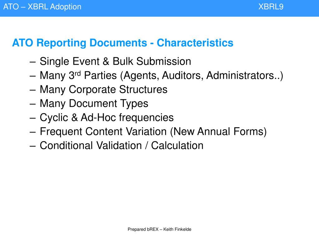 PPT - Australian Tax Office XBRL Adoption Process & Recommendations ...
