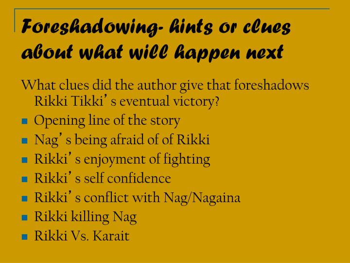 PPT - Literary Elements and Devices in Rikki Tikki Tavi PowerPoint ...