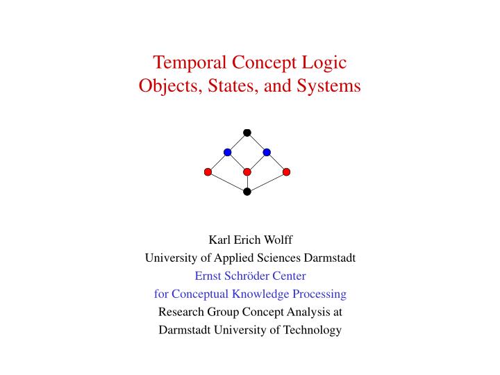 PPT - Temporal Concept Logic Objects, States, and Systems PowerPoint ...