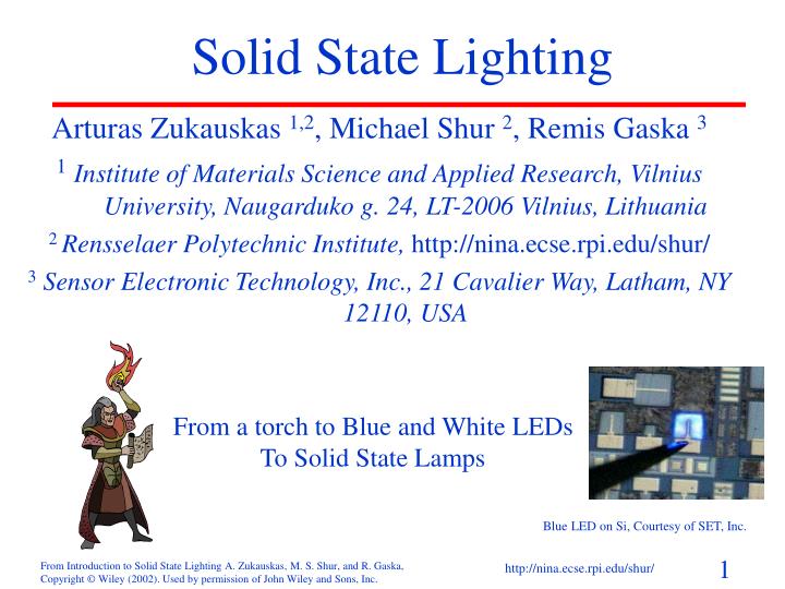 PPT - Solid State Lighting PowerPoint Presentation, free download - ID:3379015