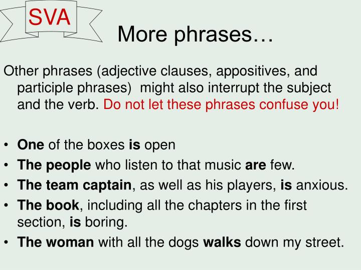 PPT - Subject Verb Agreement PowerPoint Presentation - ID:3379075