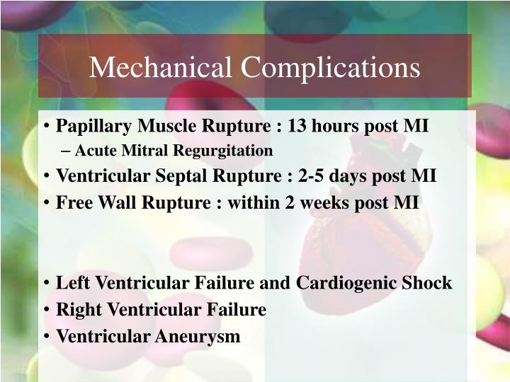 PPT - Cardiogenic Shock & Post Myocardial Infarction Complications ...