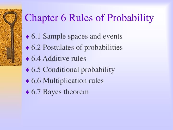 PPT - Chapter 6 Rules of Probability PowerPoint Presentation, free ...
