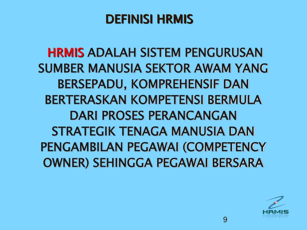 PPT - MESYUARAT JAWATANKUASA PELAKSANAAN HRMIS PERINGKAT NEGERI JOHOR ...