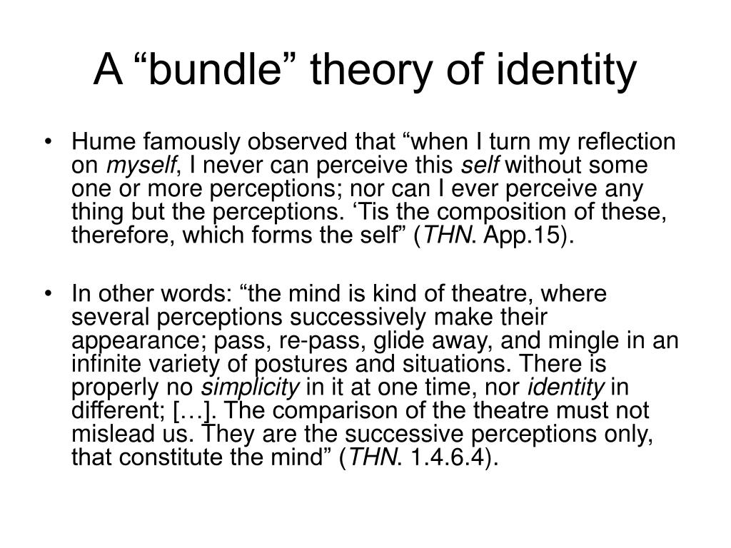 PPT - An enactive resolution to Hume's problem of personal identity ... PPT - An enactive resolution to Hume's problem of personal identity ...