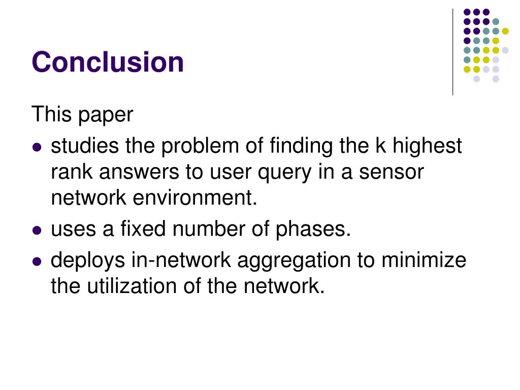Ppt The Threshold Join Algorithm For Top K Queries In Distributed Sensor Networks Powerpoint