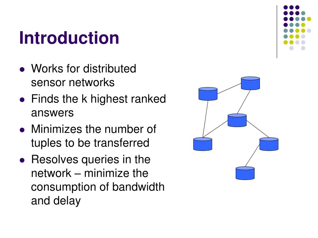 Ppt The Threshold Join Algorithm For Top K Queries In Distributed Sensor Networks Powerpoint
