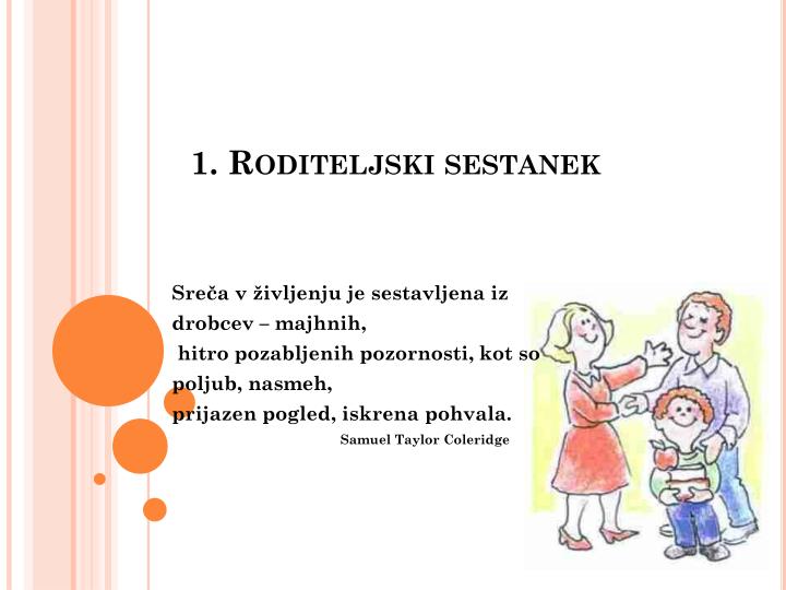 PPT - 1. Roditeljski sestanek PowerPoint Presentation, free download - ID:3381361