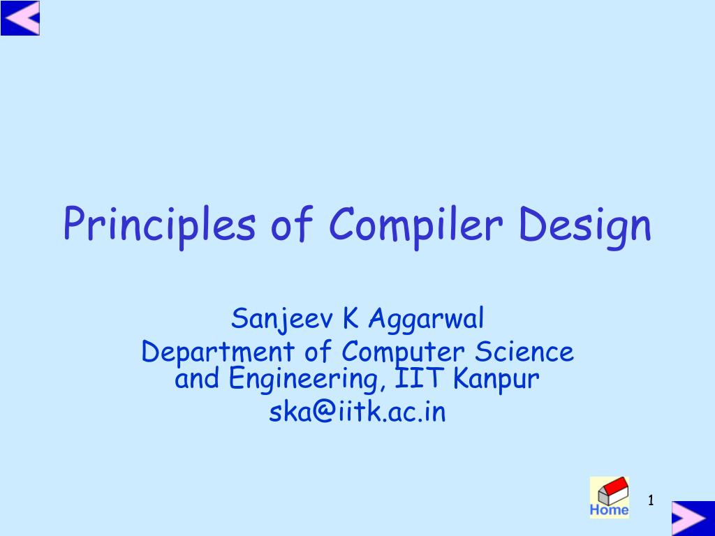 Principles of compiler design aho ullman ppt - lalafuniversity Principles of compiler design aho ullman ppt - lalafuniversity