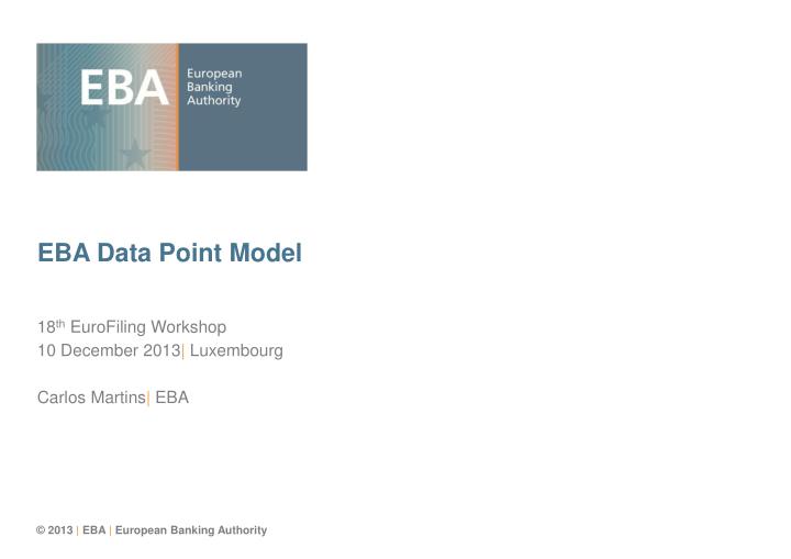 PPT - EBA Data Point Model PowerPoint Presentation, free download - ID ...