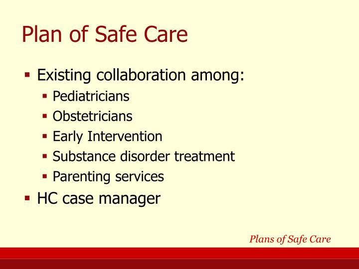 PPT - Developing Plans of Safe Care for Substance Exposed Newborns ...