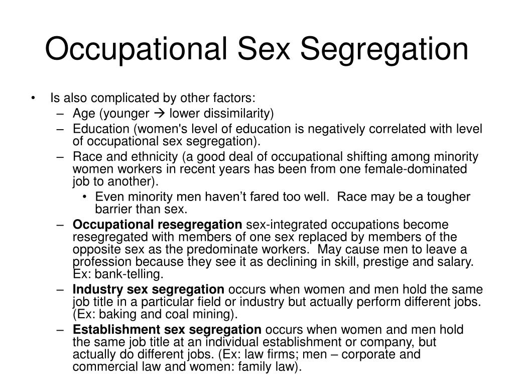 Ppt Ch 8 Gender Employment And The Economy Powerpoint