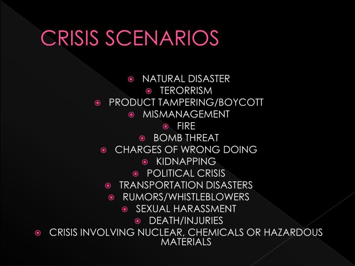 PPT - CRISIS SCENARIOS PowerPoint Presentation, free download - ID:3382312