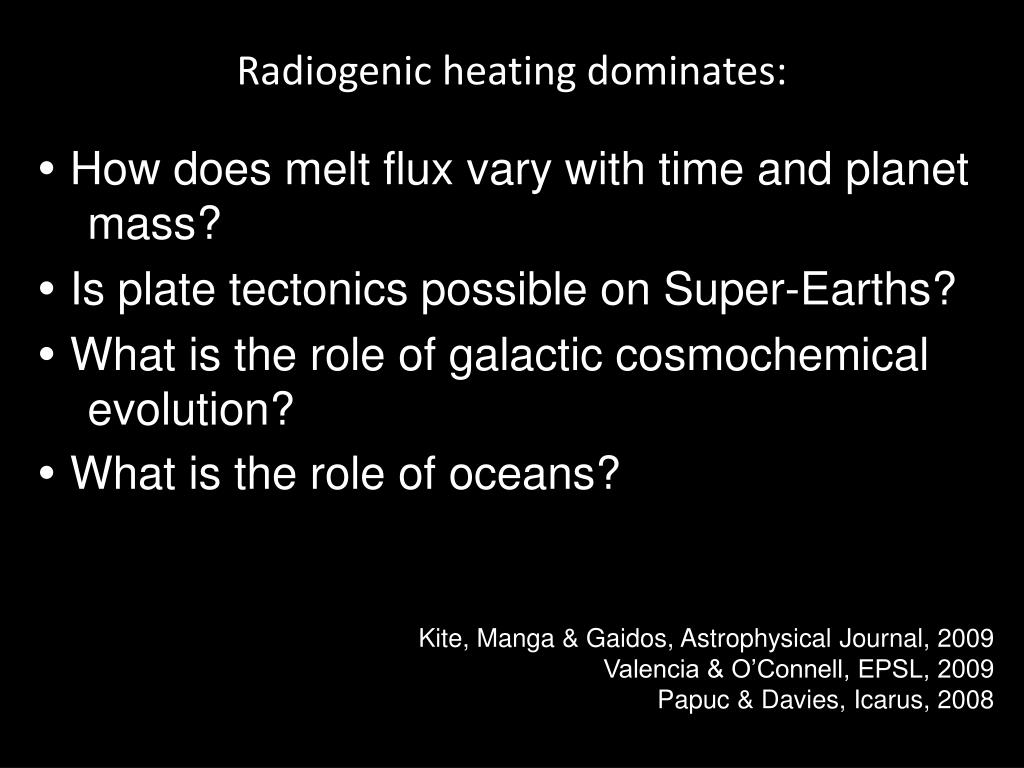 PPT - Magmatism on Super-Earths: What do we expect to see? PowerPoint ...