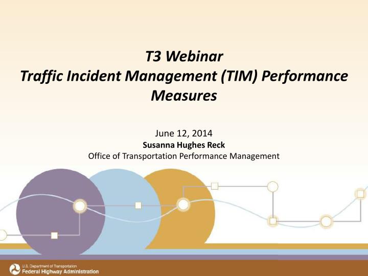PPT - T3 Webinar Traffic Incident Management (TIM) Performance Measures ...