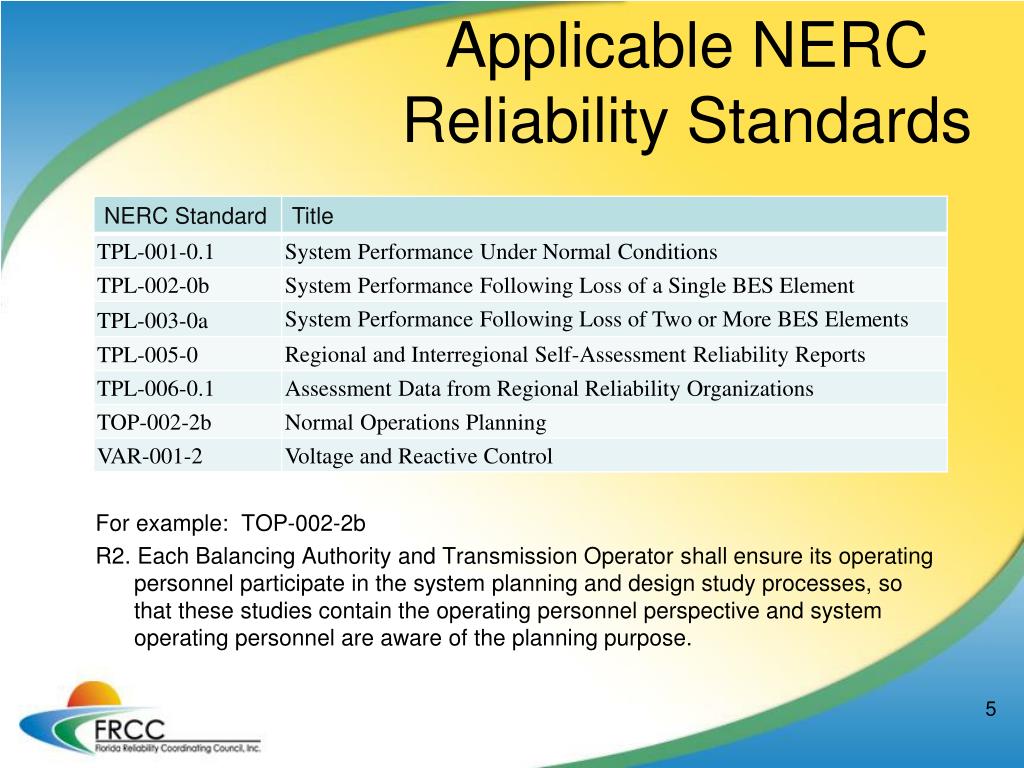 PPT - FRCC Seasonal Transmission Assessment & Operational Seasonal ...