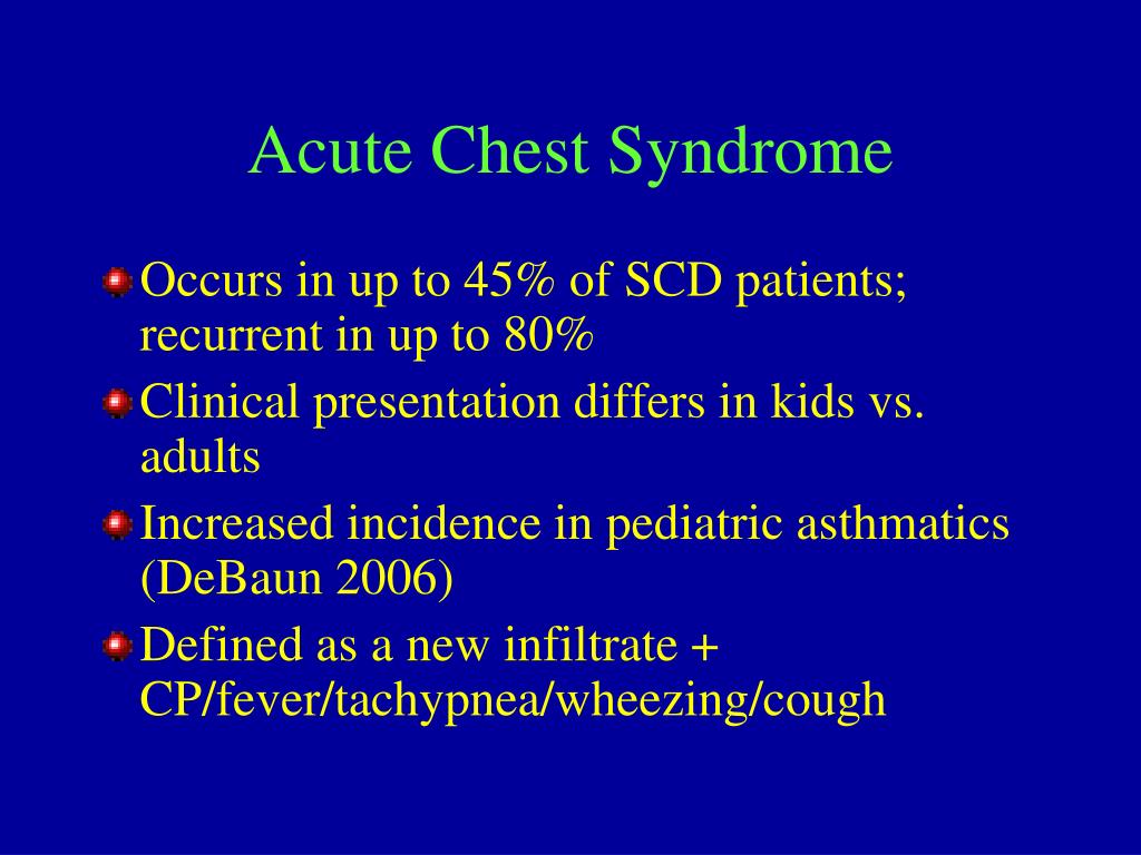 PPT - Pulmonary Complications of Sickle Cell Disease PowerPoint ...