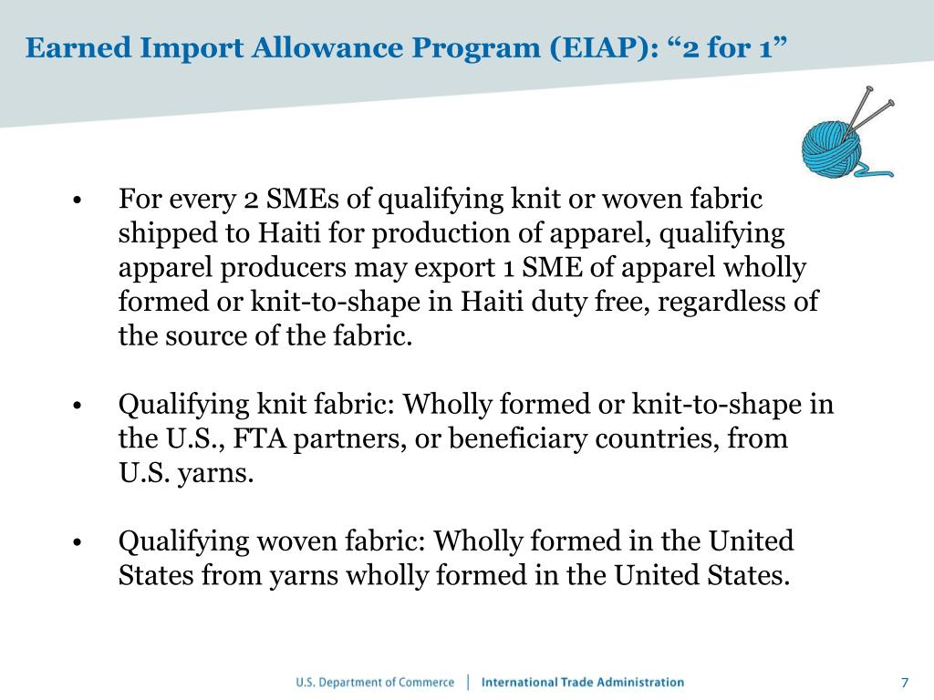 PPT - How to Get Duty-Free Treatment for Haitian Textiles and Apparel ...