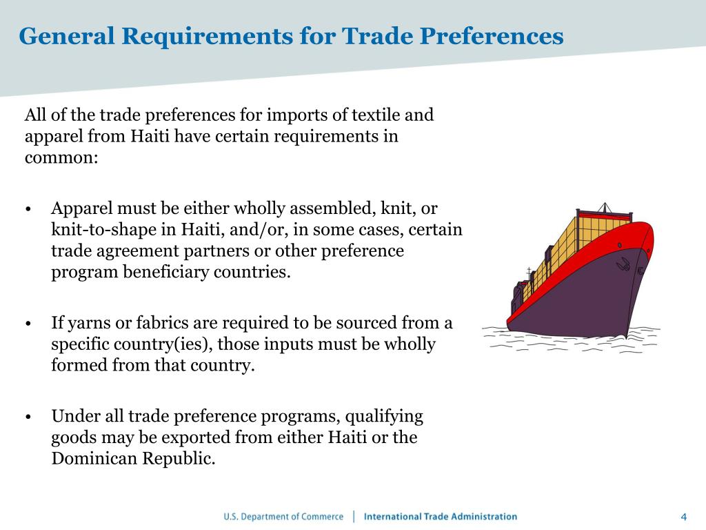 PPT - How to Get Duty-Free Treatment for Haitian Textiles and Apparel ...