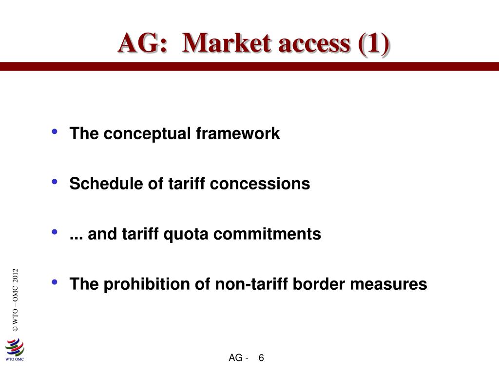 PPT - The WTO Agreement on Agriculture PowerPoint Presentation, free ...