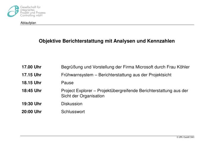 PPT - Ablaufplan PowerPoint Presentation, free download - ID:3383715