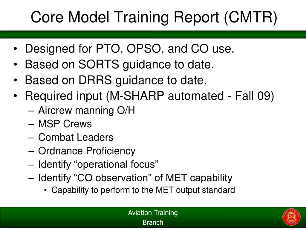 PPT - Aviation Training and Readiness (T&R) Program Manual NAVMC 3500 ...