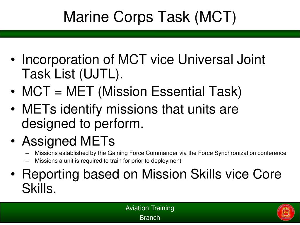 PPT - Aviation Training and Readiness (T&R) Program Manual NAVMC 3500 ...