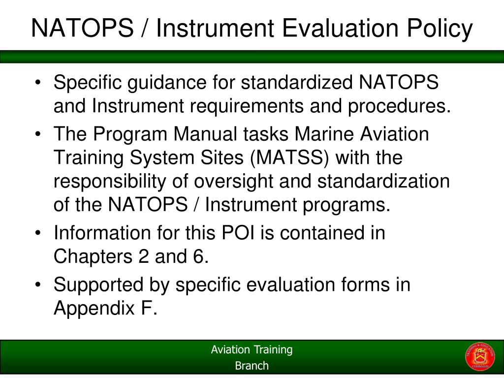 PPT - Aviation Training and Readiness (T&R) Program Manual NAVMC 3500 ...