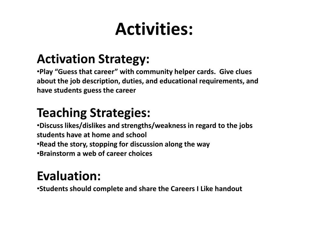PPT - How Santa Got His Job A First Grade Career Development Lesson ...