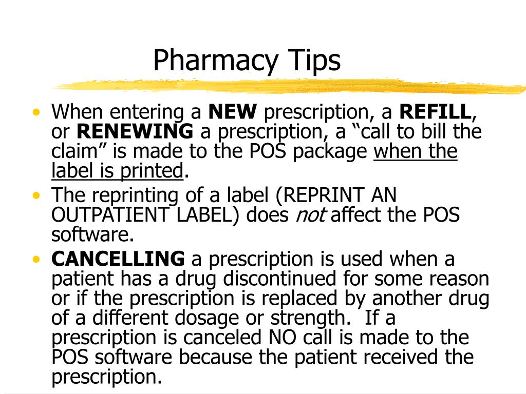 PPT - Point of Sale Pharmacy Billing Basics PowerPoint Presentation ...