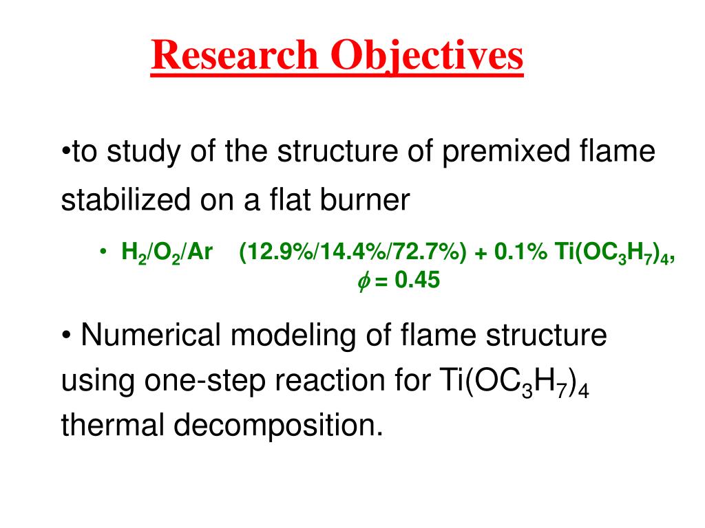 PPT - 7th INTERNATIONAL SEMINAR ON FLAME STRUCTURE and FIRST YOUNG ...