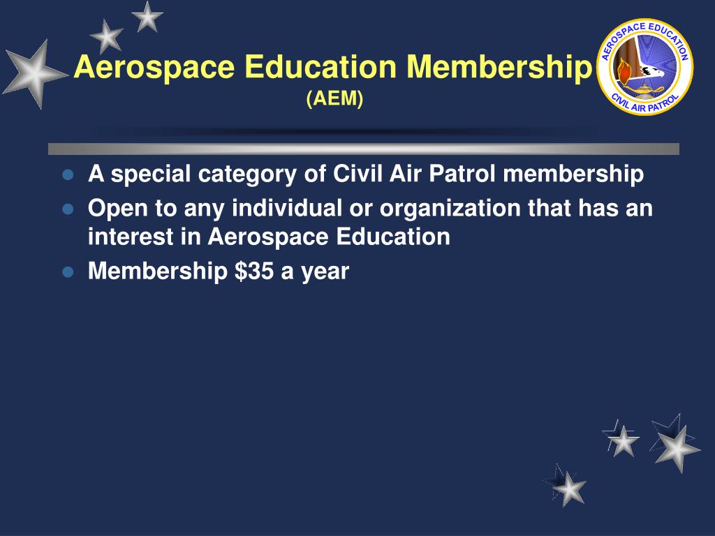 PPT - Enhancing Aerospace Education through Civil Air Patrol Membership ...