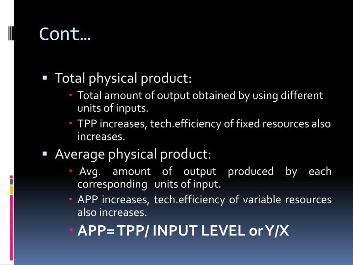 PPT - PRODUCT-FACTOR RELATIONSHIP PowerPoint Presentation - ID:3385782