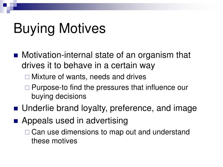 PPT - Buying Motives & Culture Clusters PowerPoint Presentation - ID ...