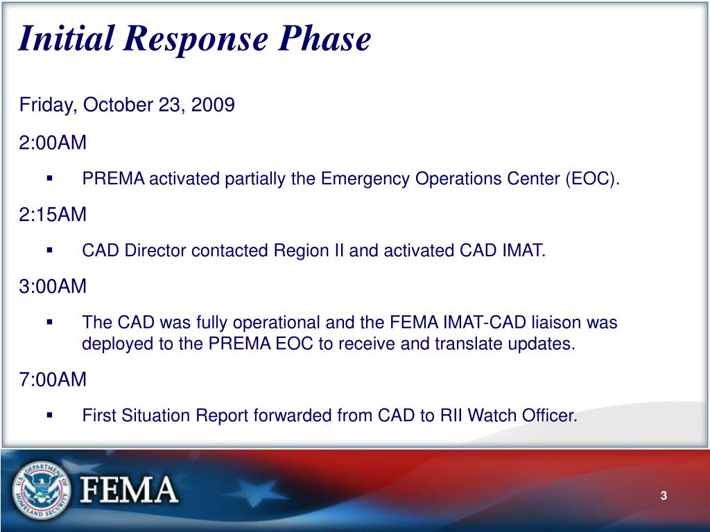 PPT - Department of Homeland Security (DHS) Federal Emergency ...