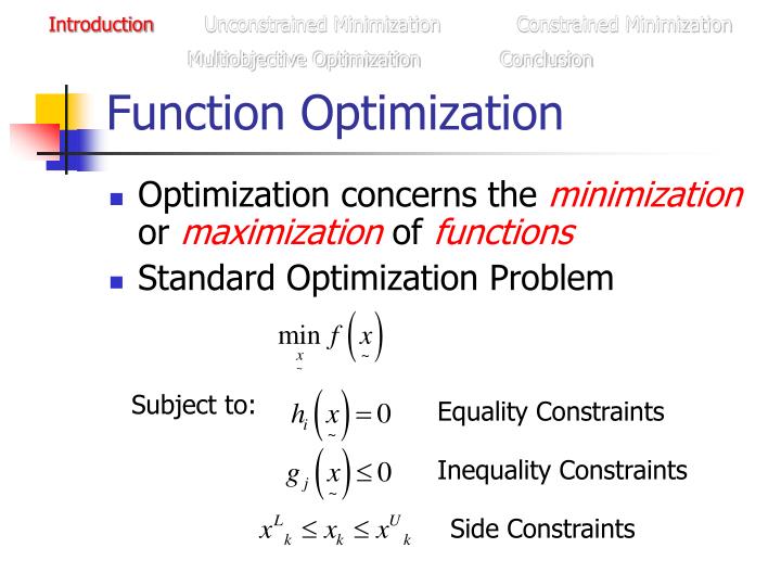 PPT - MATLAB Optimization Toolbox PowerPoint Presentation - ID:3386225